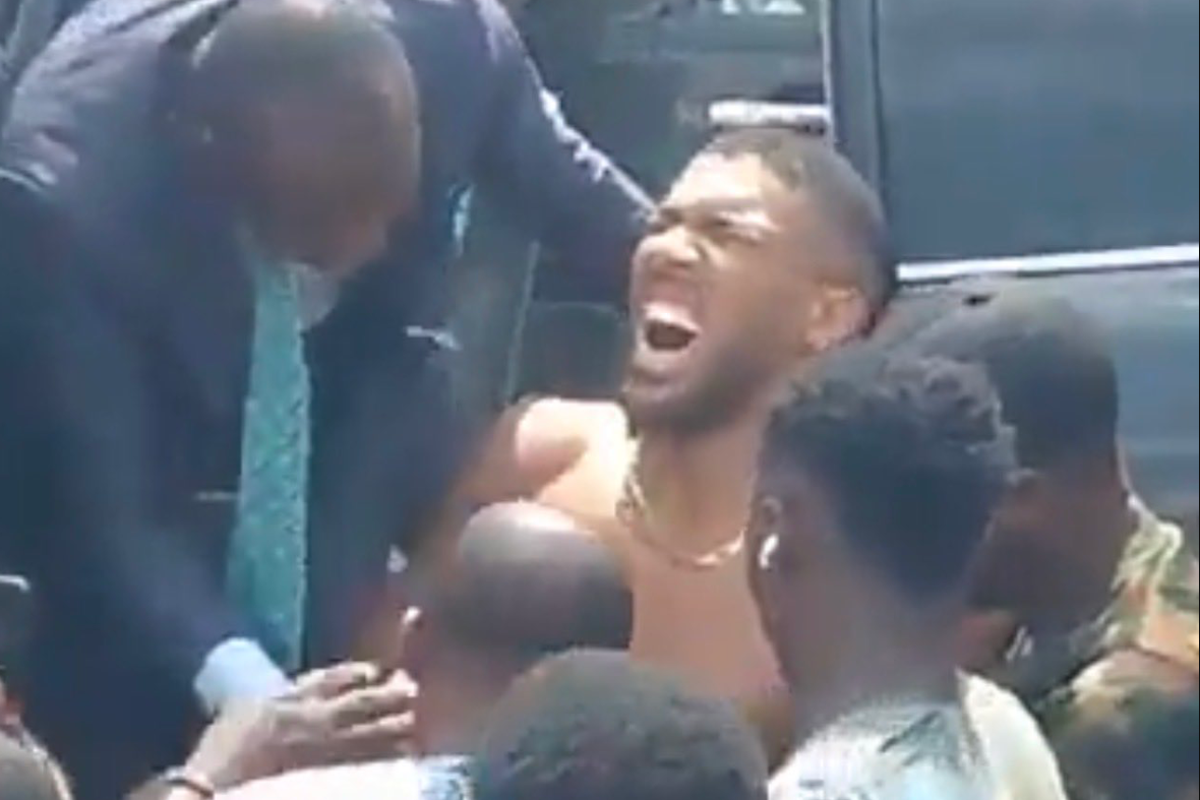 Everything we know as Anthony Joshua involved in crash in Nigeria