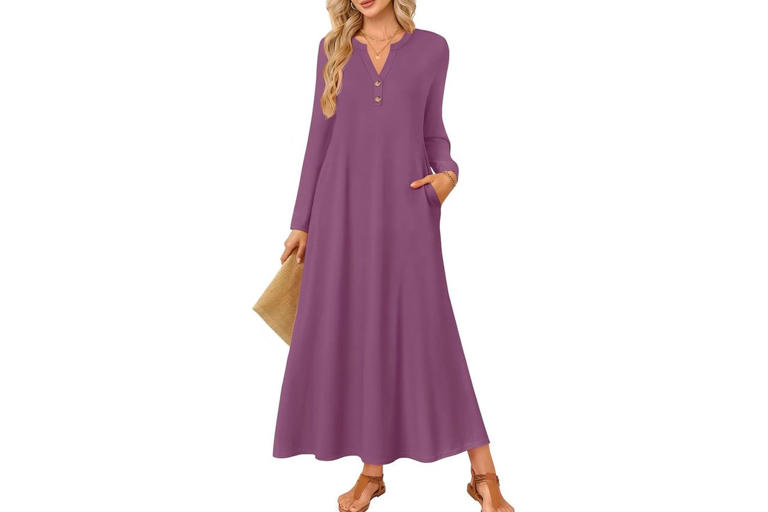 I’m a busy mom, and these are the easy, flattering winter maxi dresses ...