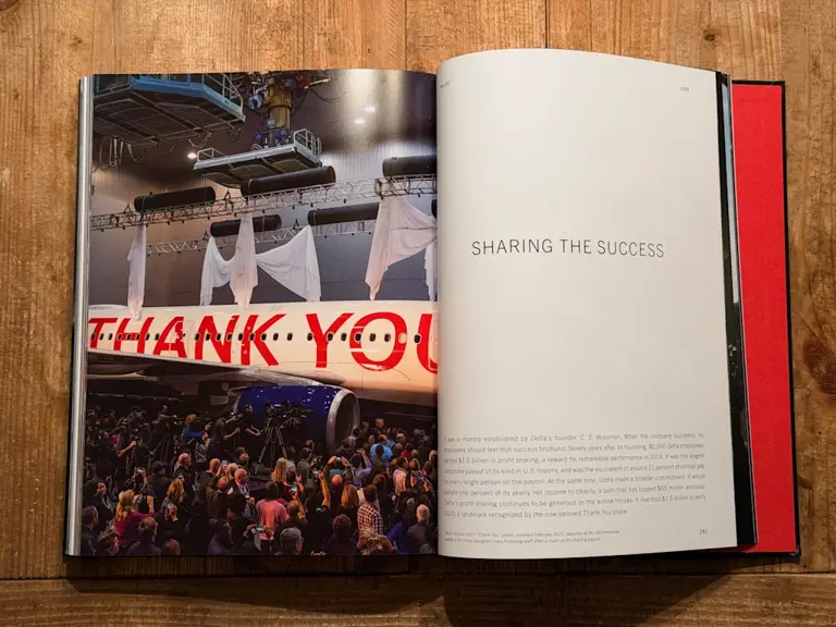 Delta just published a 300-page coffee table book as a thank-you to its ...