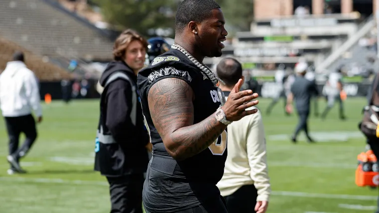 Coach Prime reacts to Colorado defensive tackle's concerning NFL draft ...