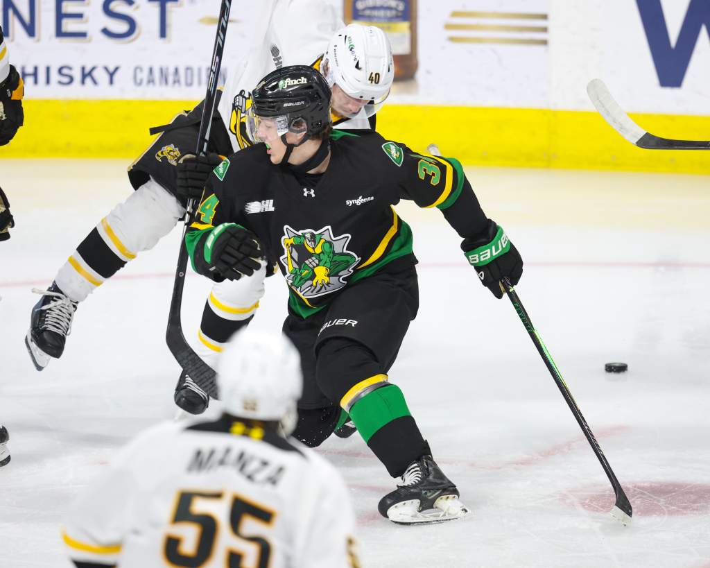 London Knights win 4th straight game, knocking off Sting in Sarnia
