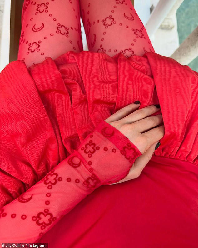 Lily Collins celebrates Emily in Paris topping the Netflix charts and ...