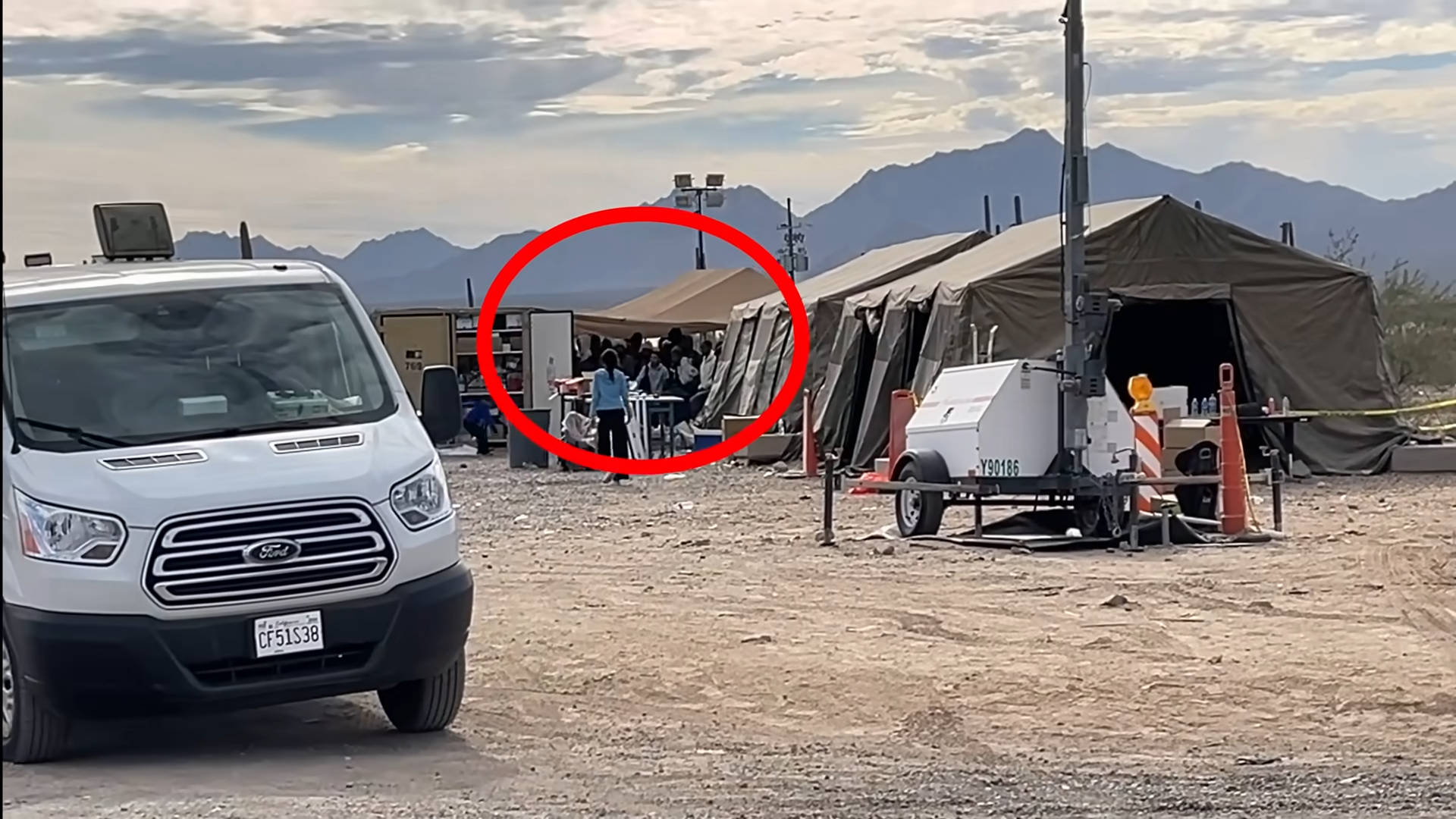 I walked into a border encampment no one was supposed to film