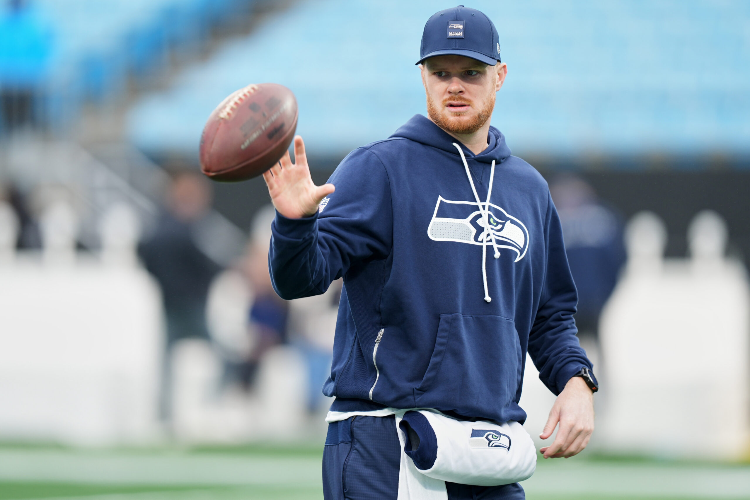 Sam Darnold doppelganger goes viral at Seahawks-Panthers game