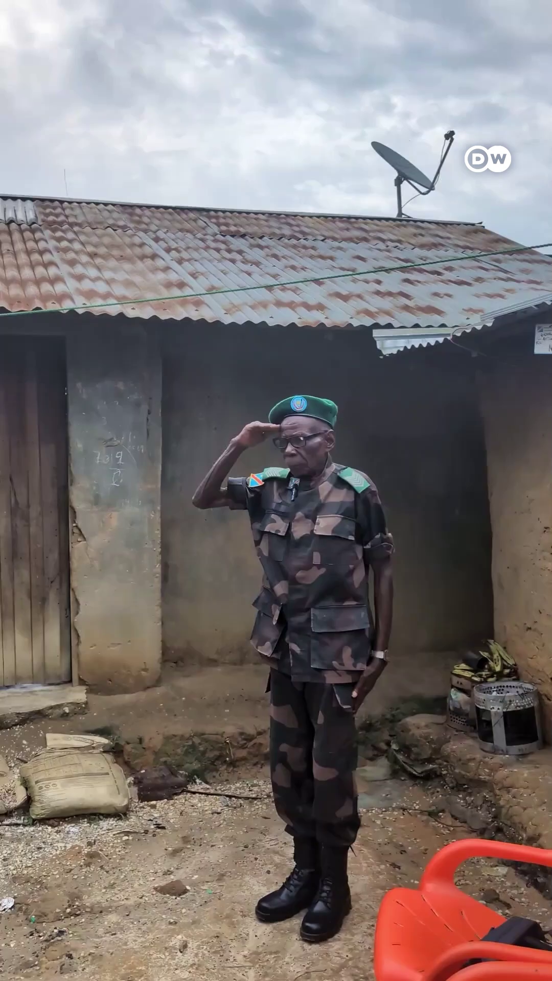 102 and still in uniform: serving the Congolese army