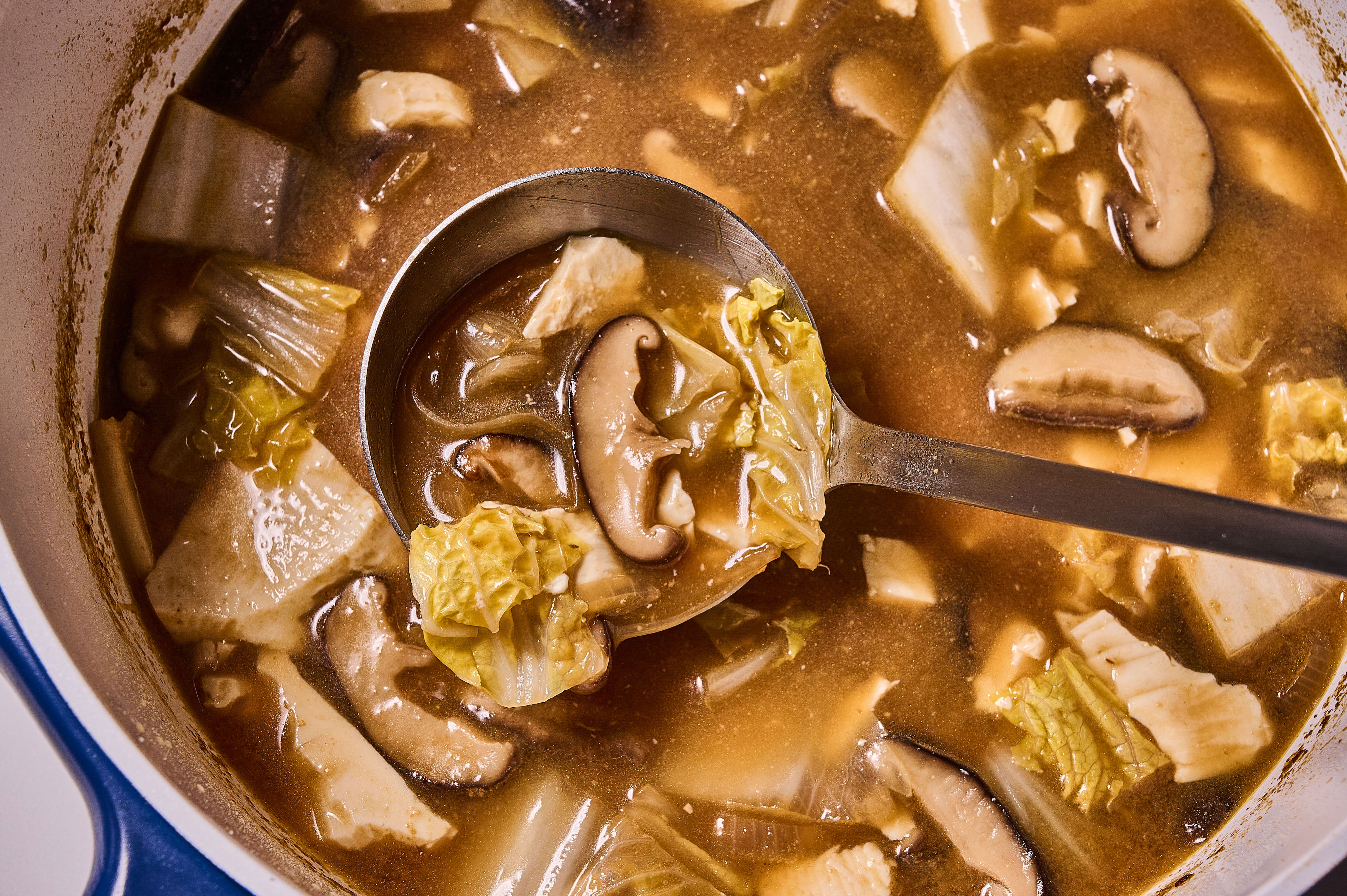 Soothe your mind and body with this quick, comforting cabbage soup