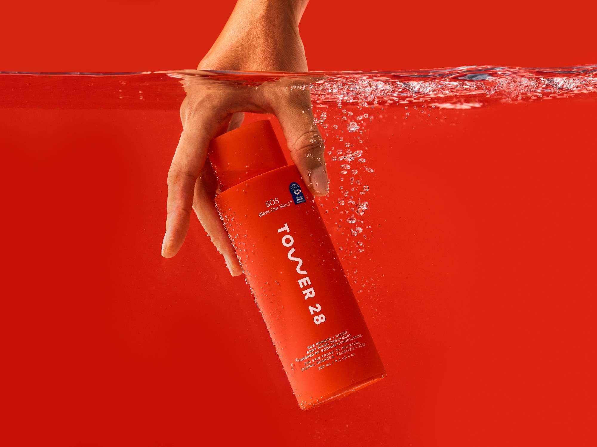 You can now literally bathe in Tower 28's SOS spray