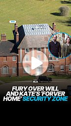 Anger at six-mile William and Kate exclusion zone