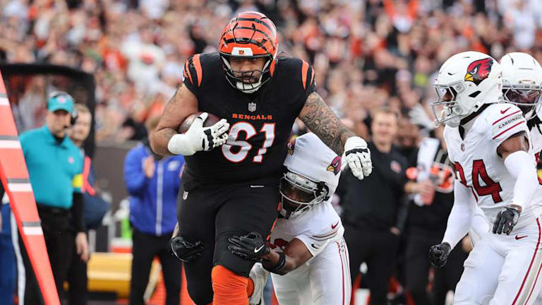 Bengals not the first team to dunk on Cardinals with an offensive lineman