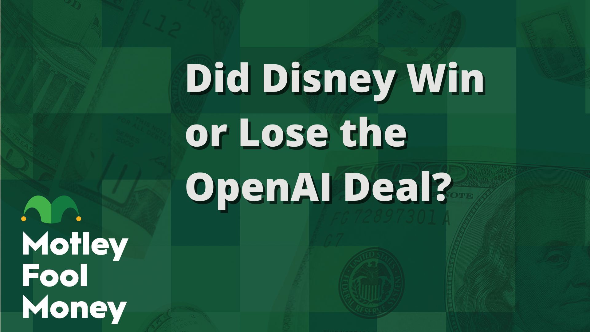 Did Disney win or lose the OpenAI deal?