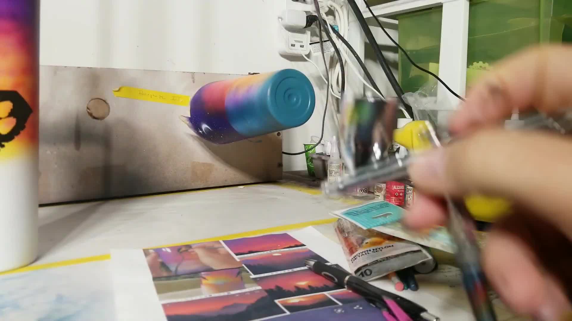 Do 1 simple thing today towards your goal - (part 2 of 3 mountain sunset)