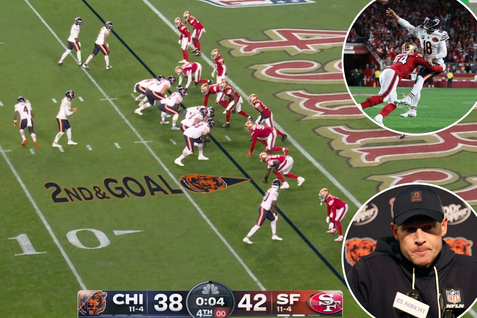What went wrong on Bears’ final play vs. 49ers in 'SNF' thriller: 'It's ...