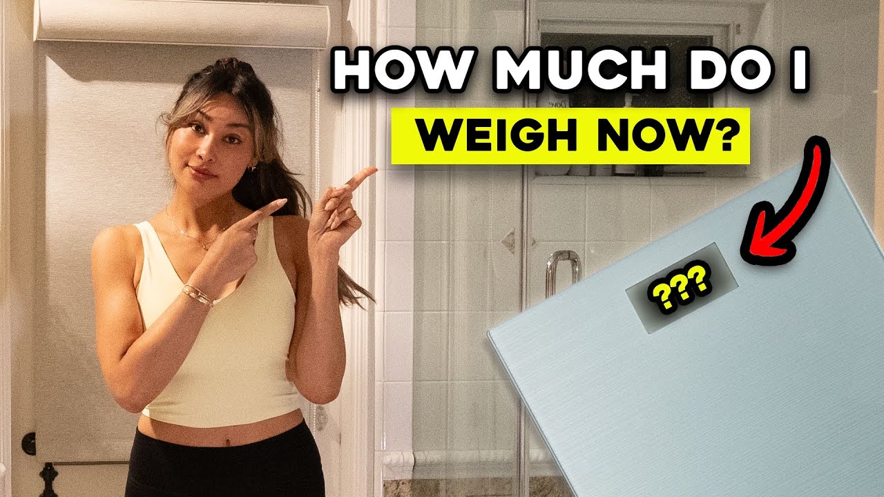 Watch what happened when I stepped on the scale