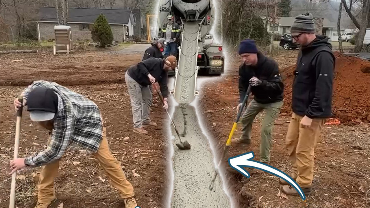 How the concrete layer supports a home