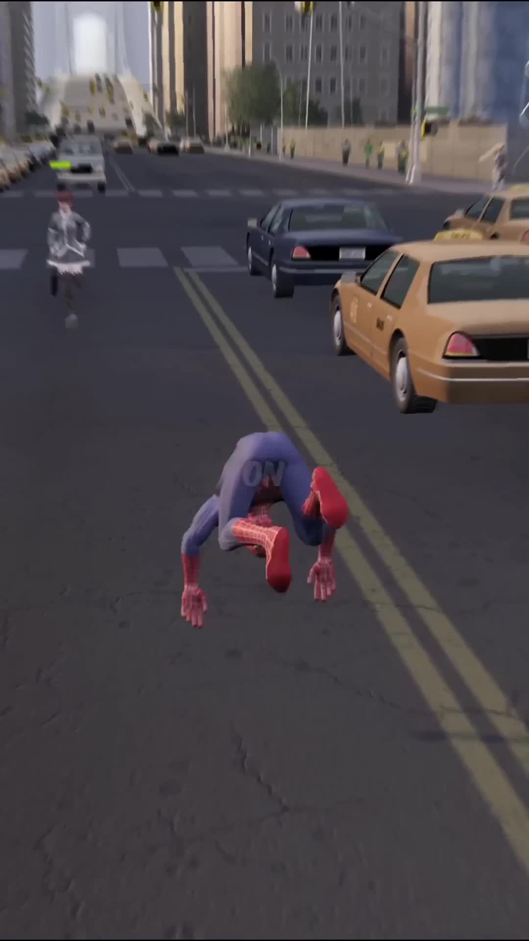 The evolution of Peter's death animation in Spider-Man games. # ...