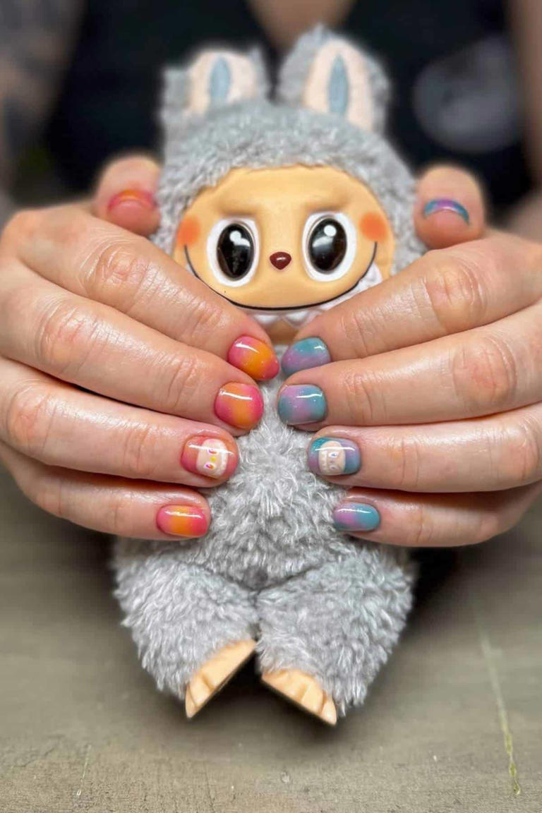 50 cute Labubu nail ideas fans are obsessed with right now