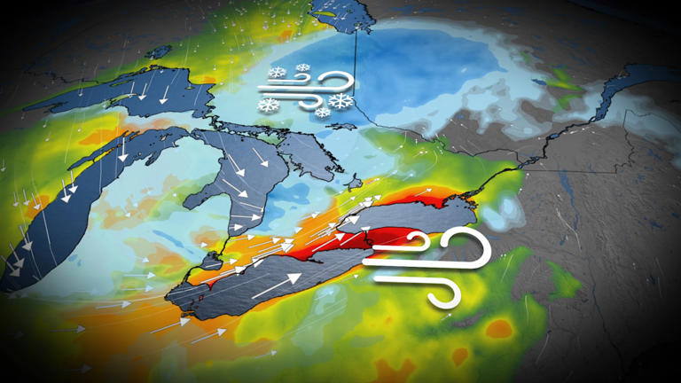 Damaging winds, snow squalls raise outage threat in Ontario