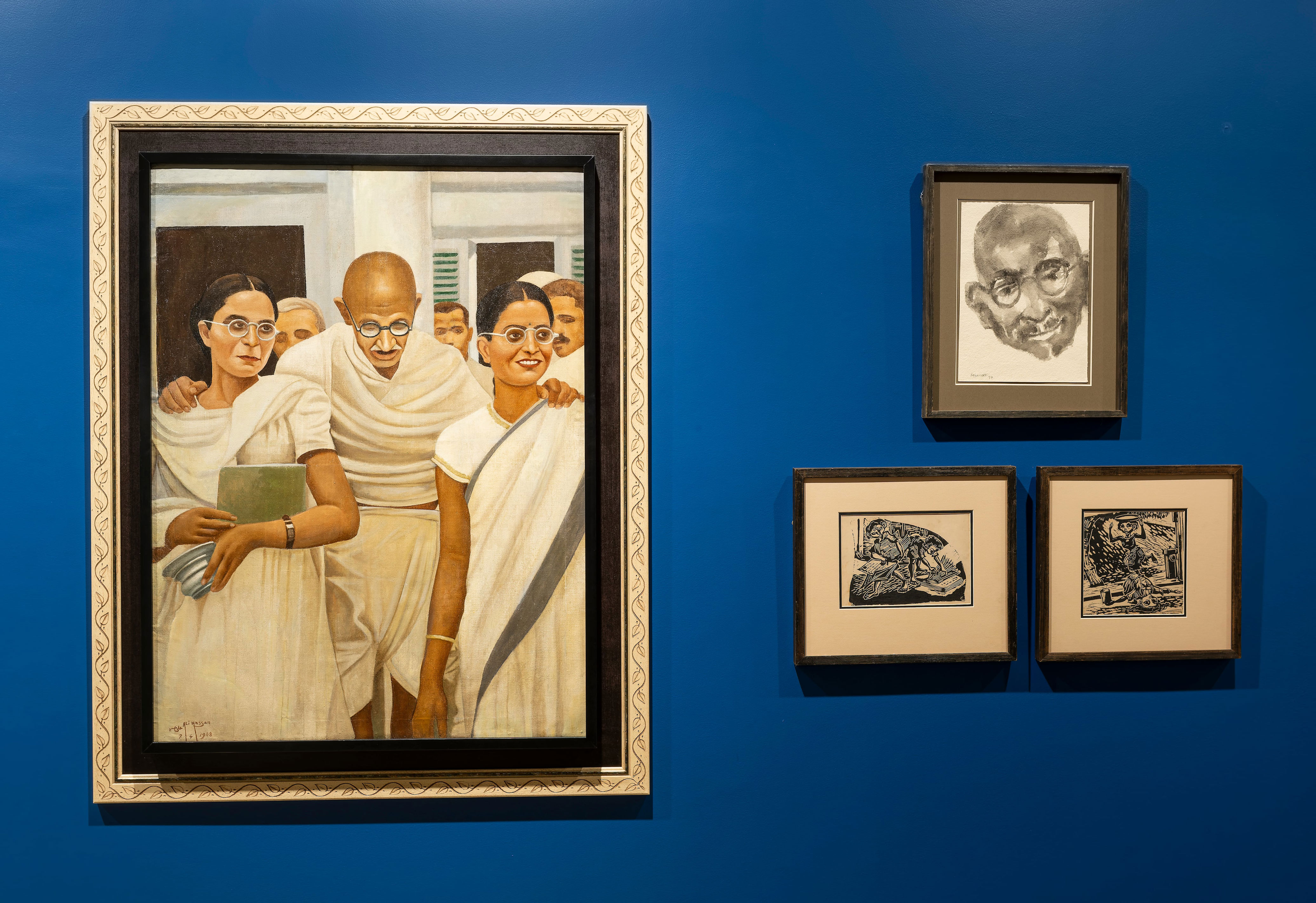 Gandhi to Gamal Abdel Nasser: Mumbai exhibition explores artistic ...