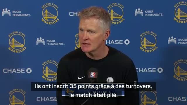 Warriors - Kerr : « C'est de ma faute