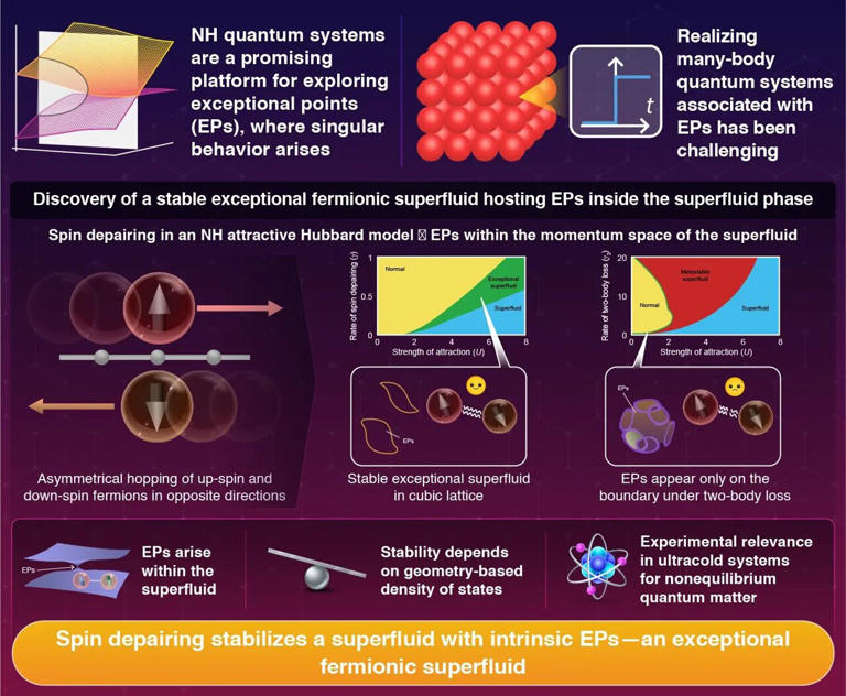 Researchers discover a new superfluid phase in non-Hermitian quantum ...