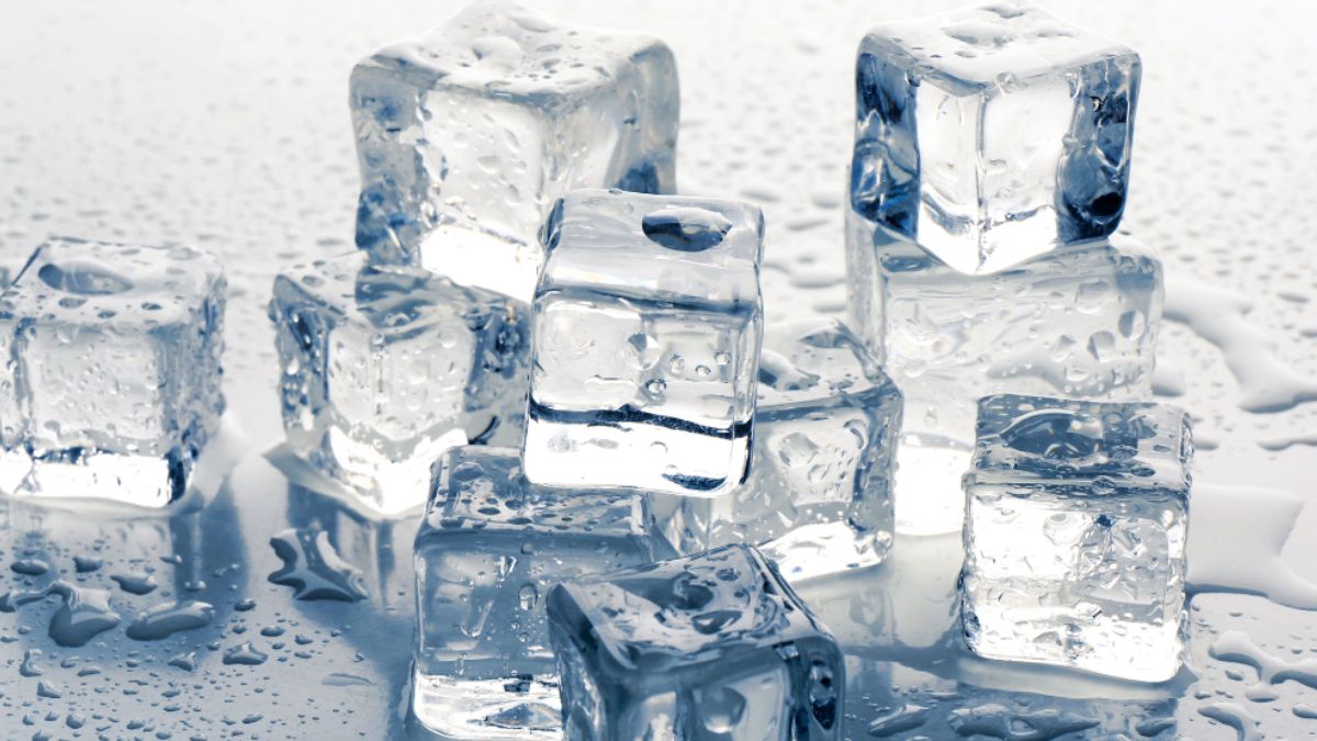 What are the freezing and melting points of ice?