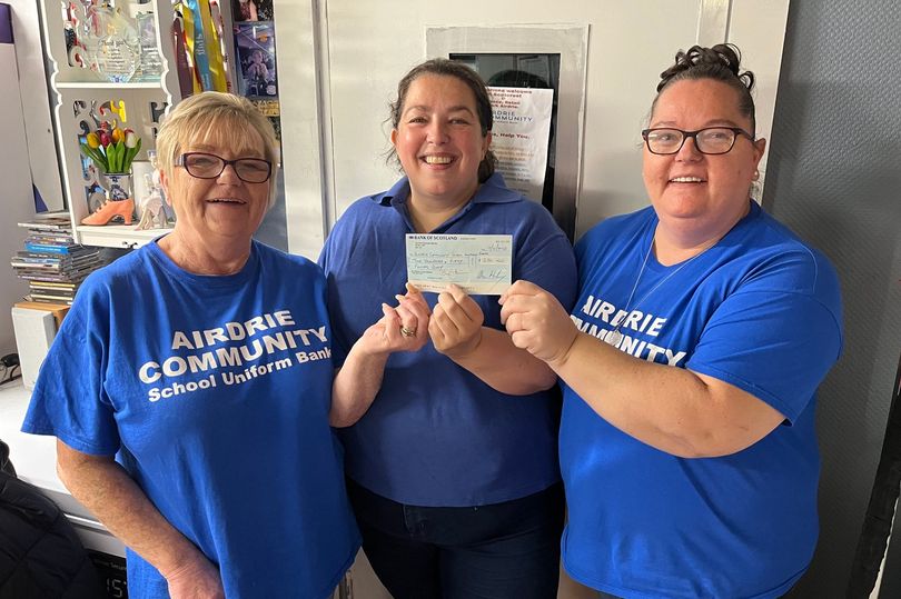 Airdrie Community School Uniform Bank receive donation from Airdrie ...
