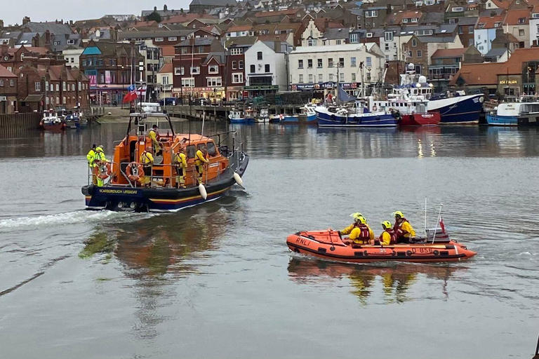 Scarborough RNLI crew celebrates Christmas while staying ready to launch