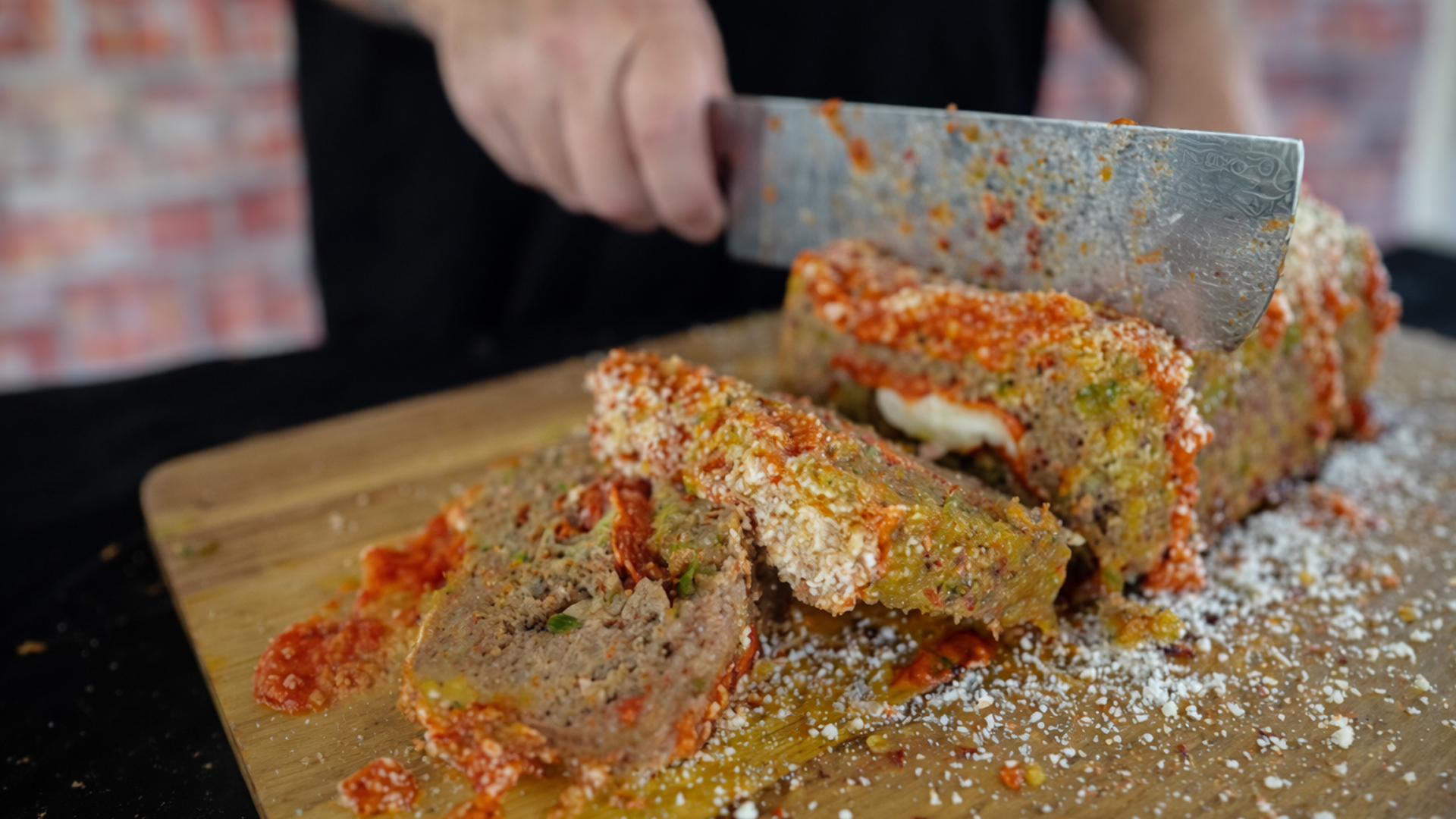 How to make pizza stuffed meatloaf