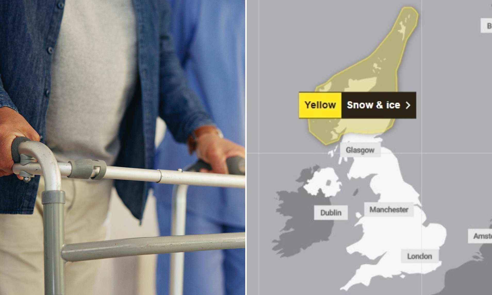 Council tells elderly to wiggle toes to stay warm ahead of Arctic blast ...