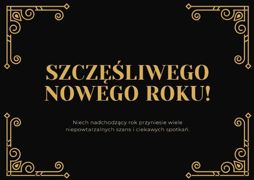 Piękne KARTKI na Nowy Nok 2026 - z życzeniami! Pobierz za za darmo i ...