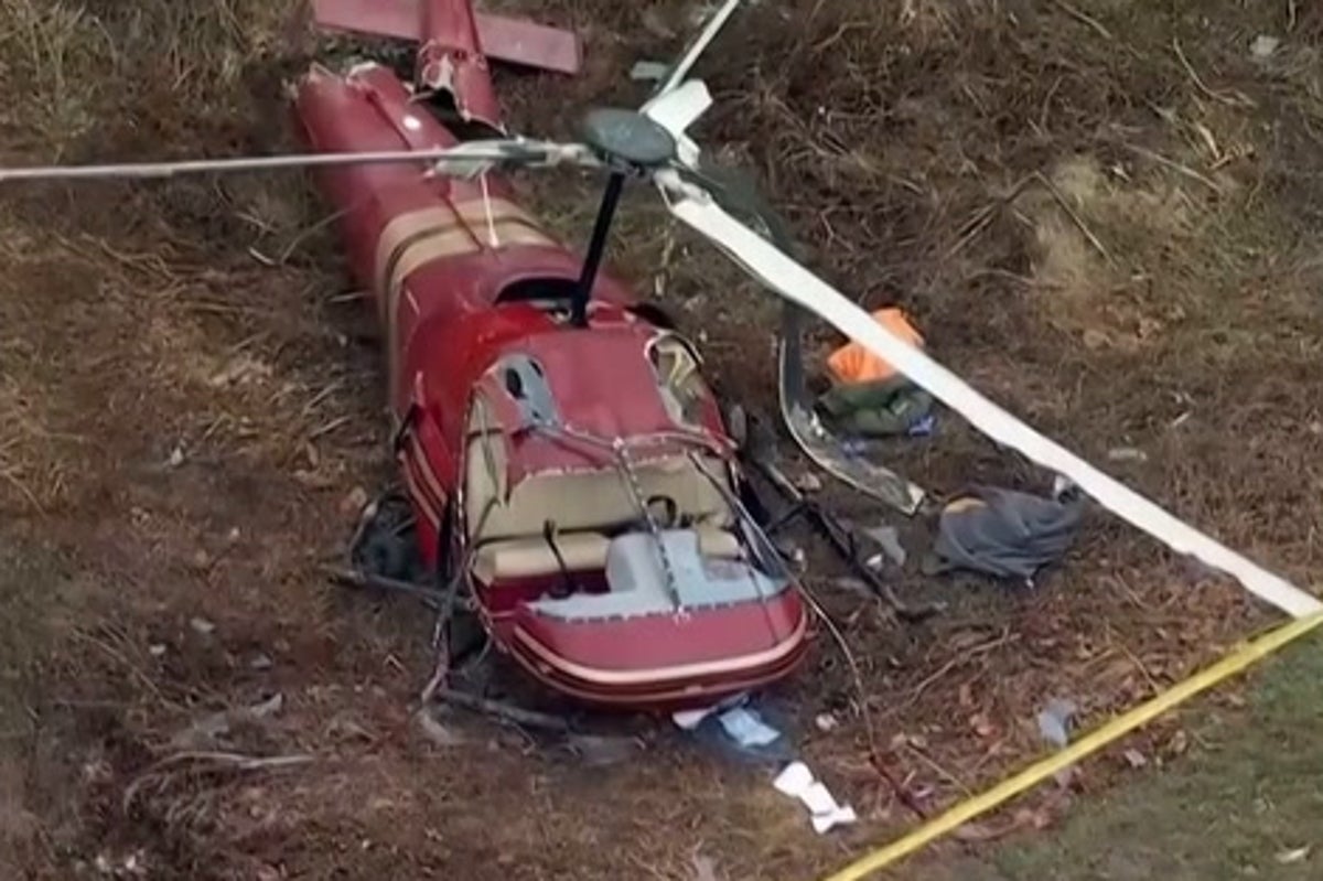 Helicopter spins out of control after deadly midair collision