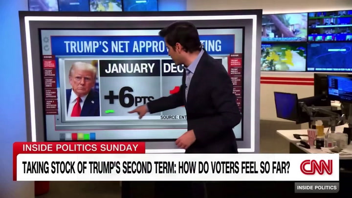 CNN data guru reveals Trump’s devastating drop in approval rating