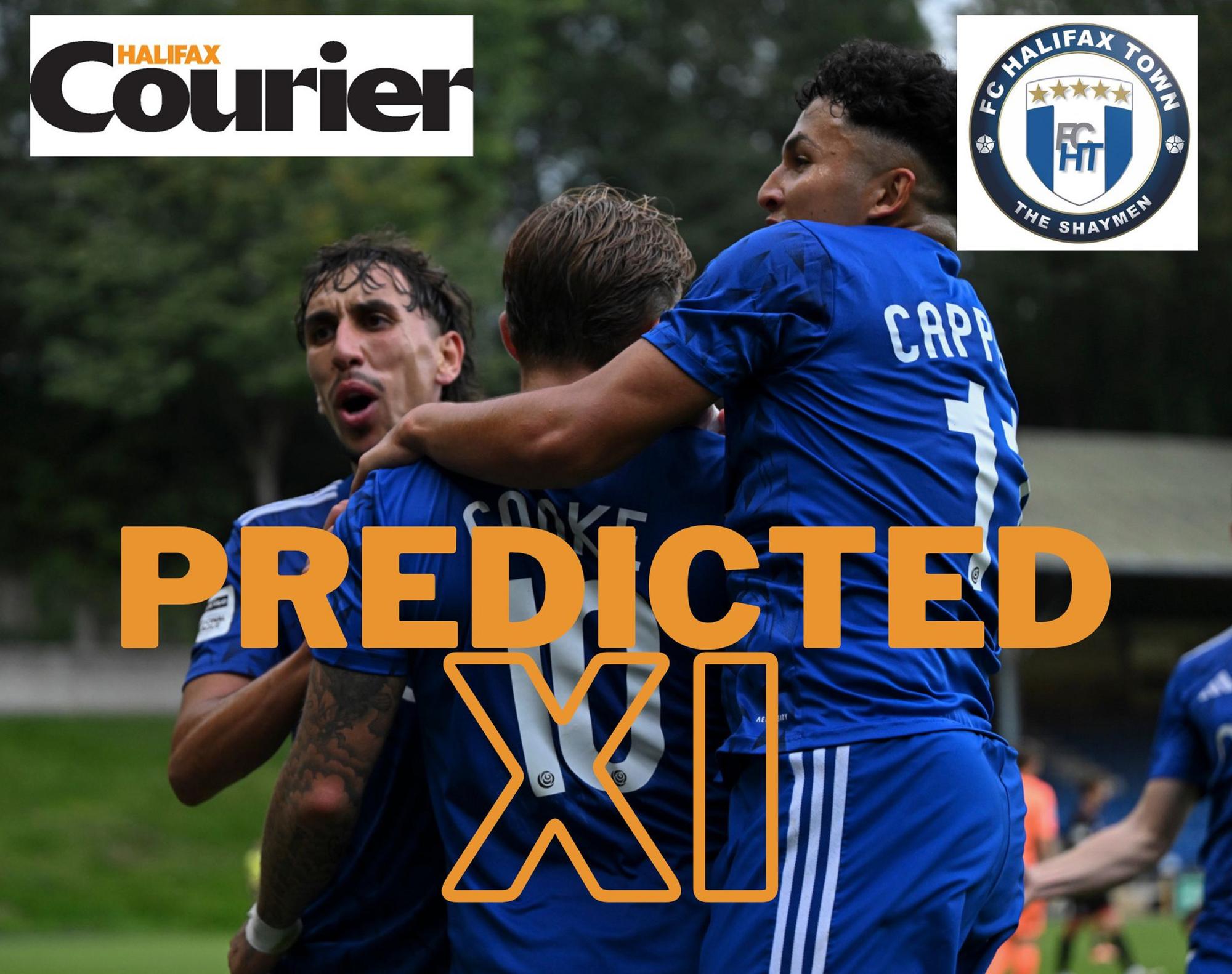 Our predicted FC Halifax Town XI for Tuesday night's game at Tamworth