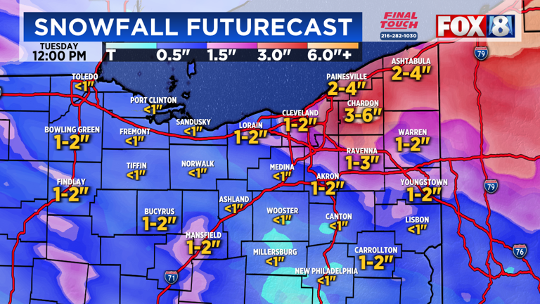 Weather advisories: Strong winds and snowfall
