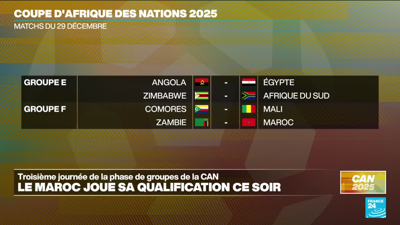 CAN 2025 : le Maroc joue sa qualification
