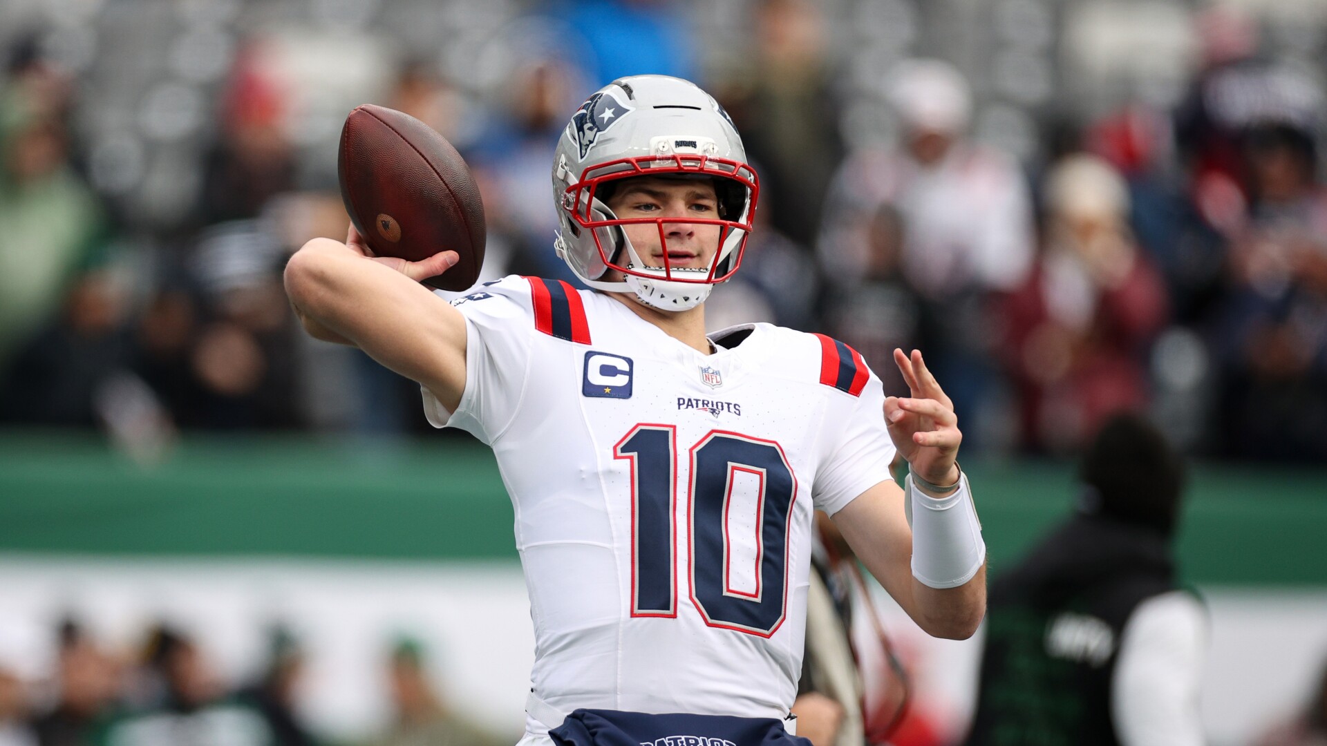 Mike Vrabel on Drake Maye: I don't vote for MVP, but no other QB we'd want