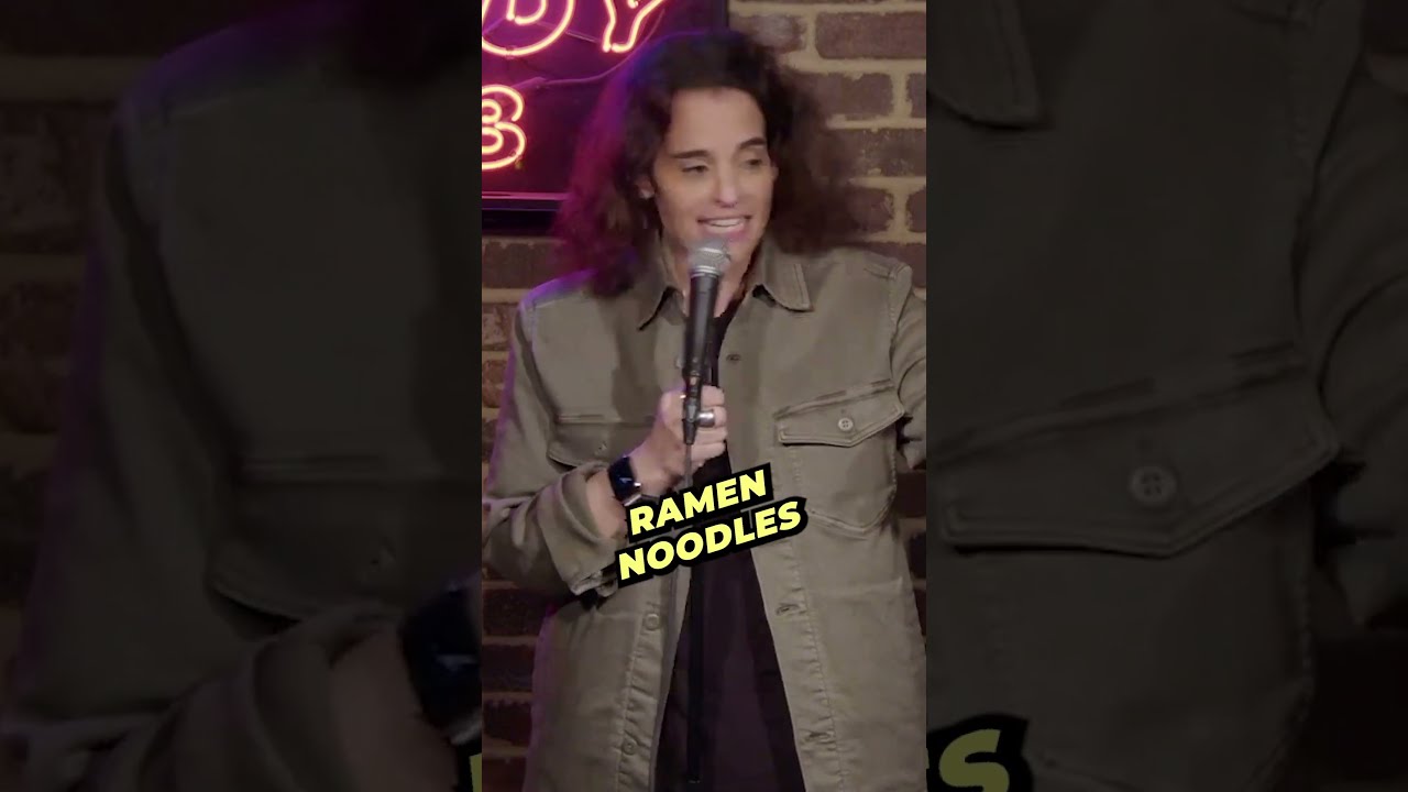 Hear a comedian roast an audience member just released from prison