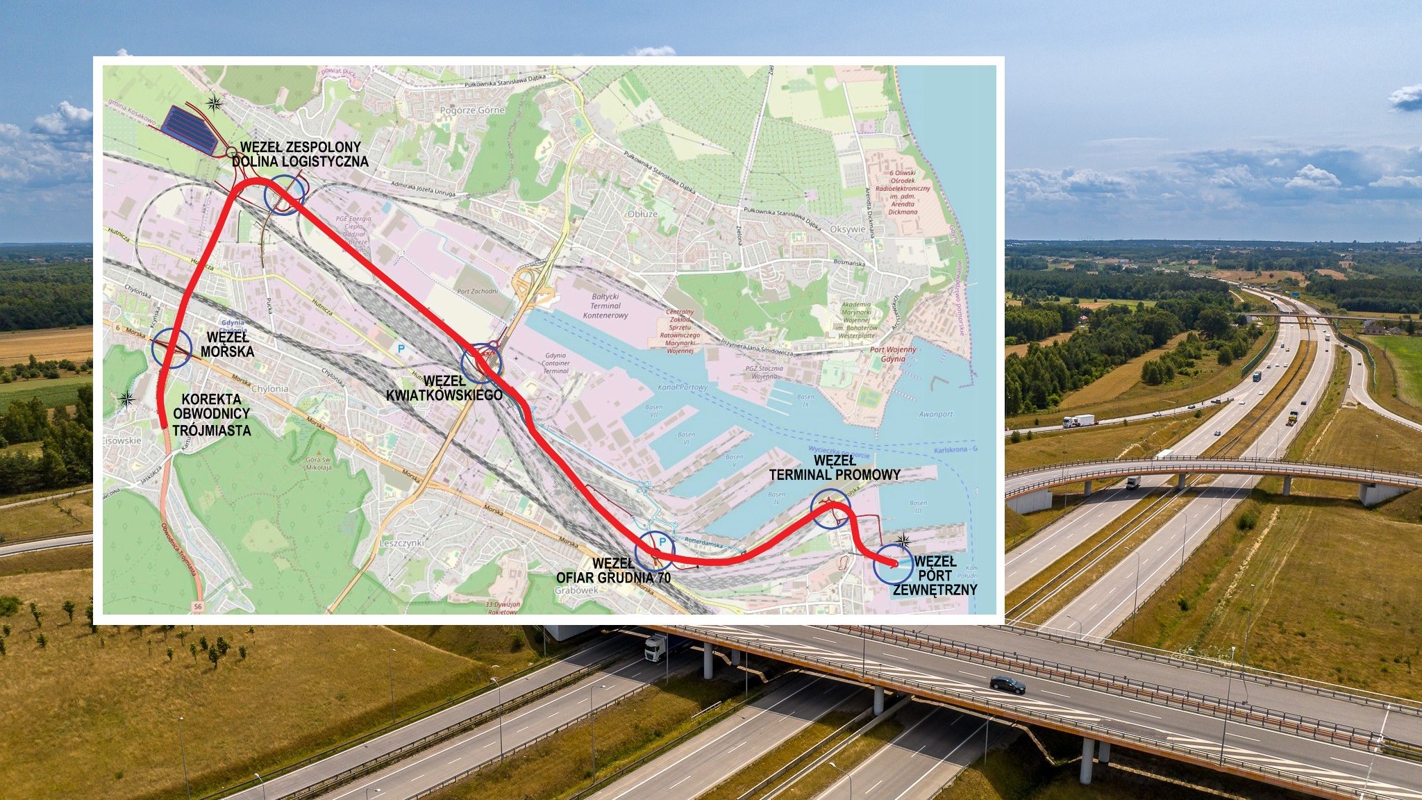 Na północy Polski powstanie Droga Czerwona. Połączy się z S6 i S7