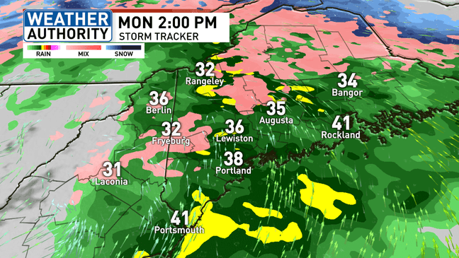 Freezing rain causes tricky travel conditions in Maine, power outages ...