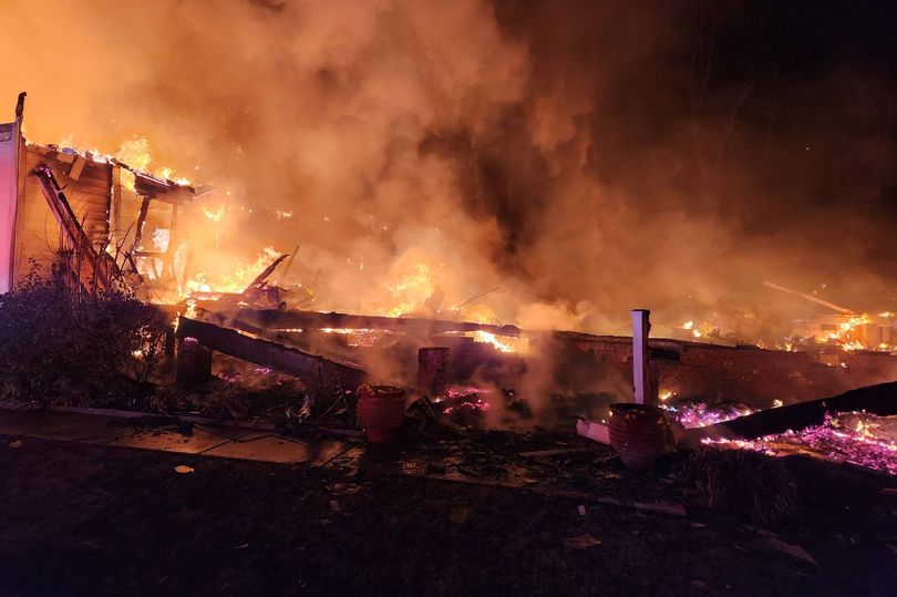 Sports icon's house engulfed in horror inferno as two rushed to ...