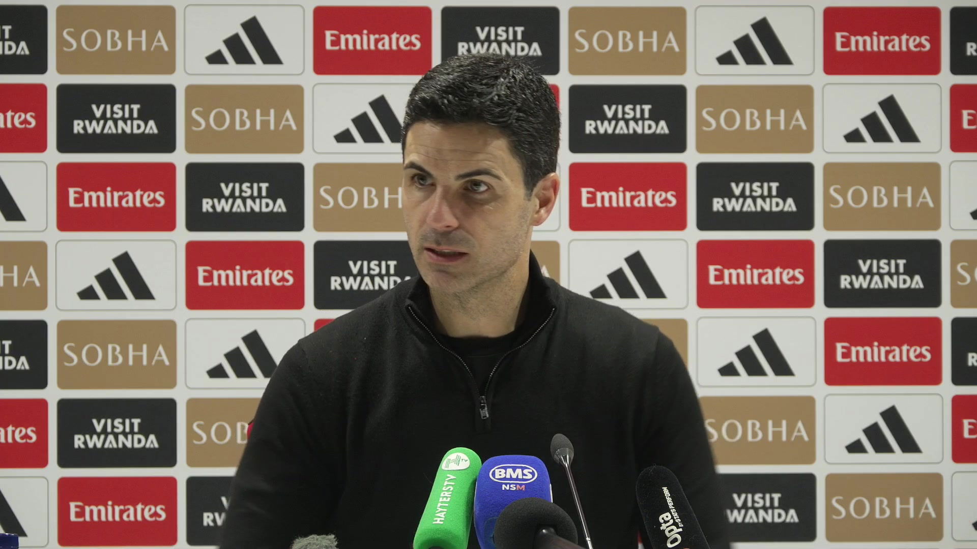 Arteta excited by Arsenal title test against high-flying Aston Villa