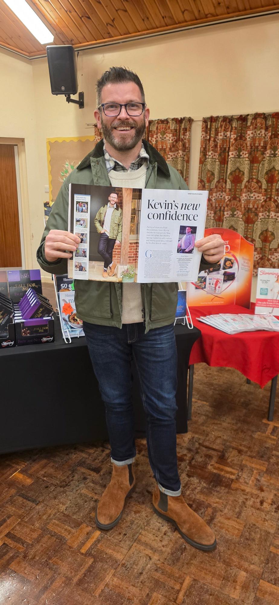 Leighton Buzzard man shines in Slimming World magazine