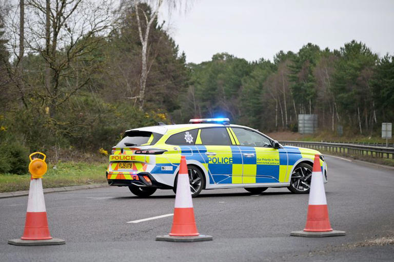 Man shot dead by police after two-vehicle Thetford crash as ...