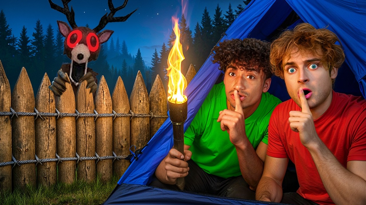 Surviving the Roblox forest challenge in real life