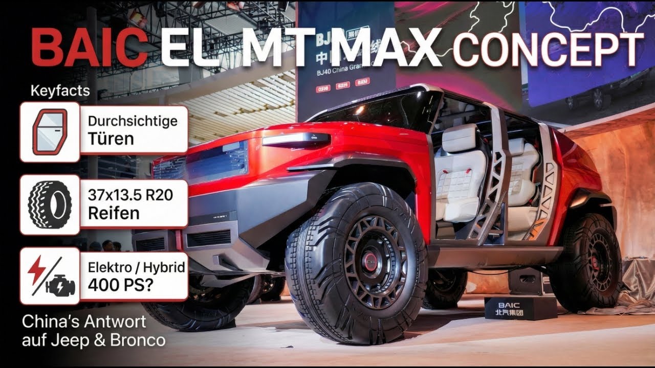 Beijing Off-Road ELMT Max: Elektro oder Hybrid mit 400 PS?