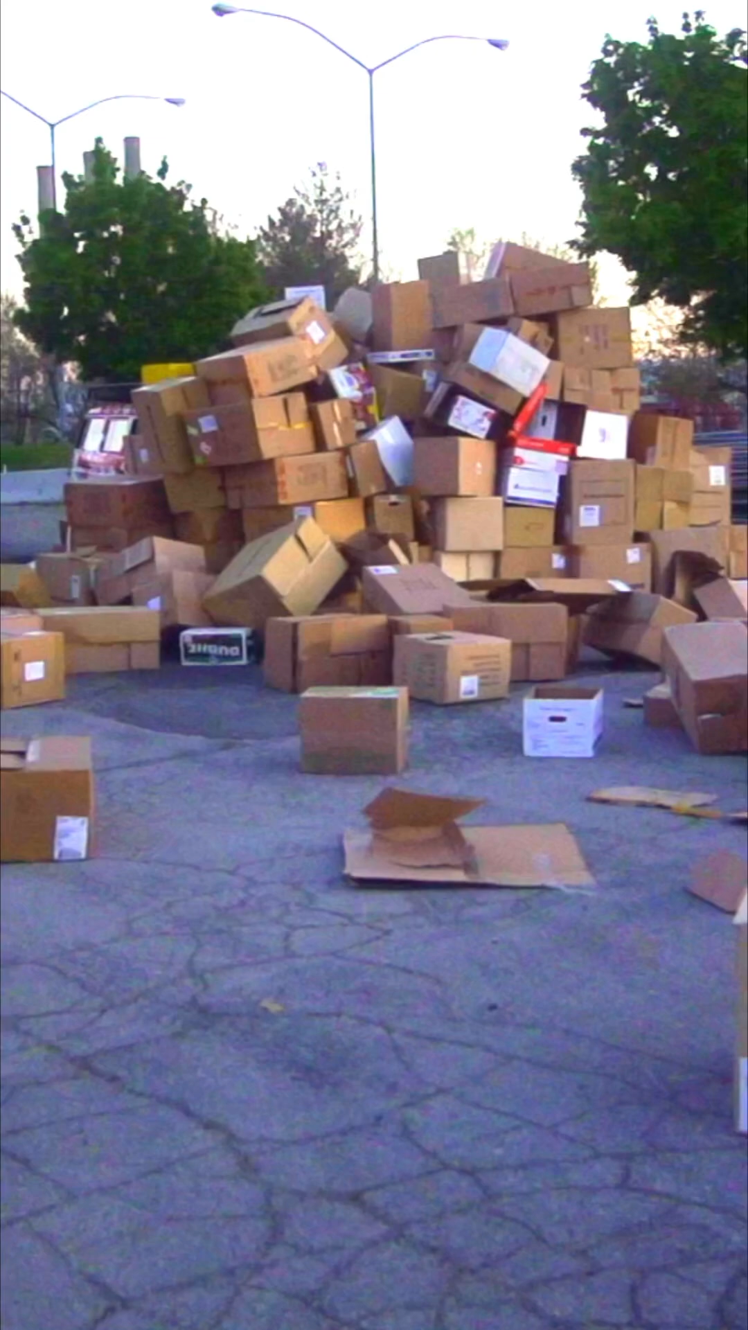 Box explosion
