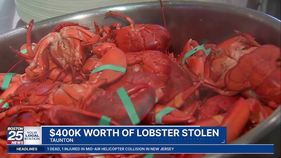 $400K lobster shipment allegedly stolen after departing Massachusetts ...
