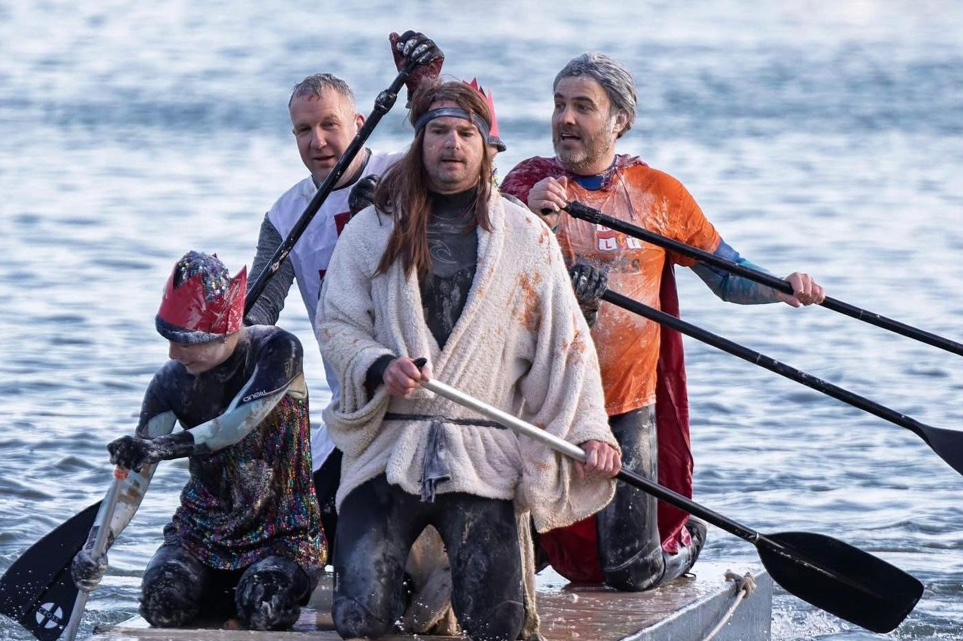 Scarborough RNLI crew celebrates Christmas while staying ready to launch