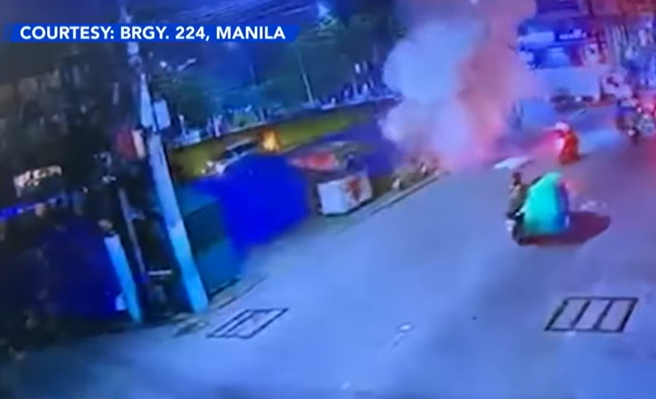 Cops reviewing CCTV to find out who's behind deadly firecracker in Tondo