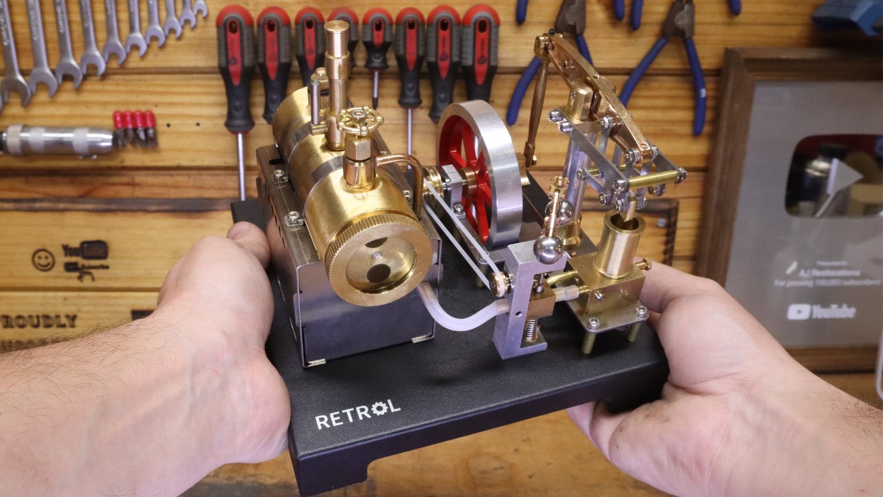 Assembling a miniature steam engine — I can’t believe it works